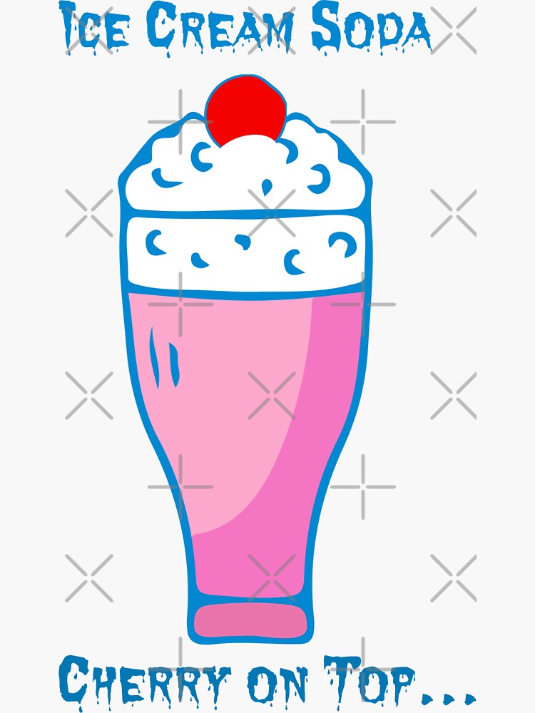 "Ice Cream Soda" Sticker for Sale by jduff | Redbubble