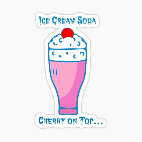 "Ice Cream Soda" Sticker for Sale by jduff | Redbubble