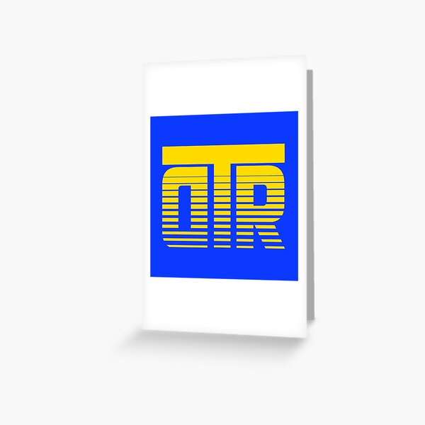 "DTR Yellow Logo" Greeting Card for Sale by downtownrams | Redbubble
