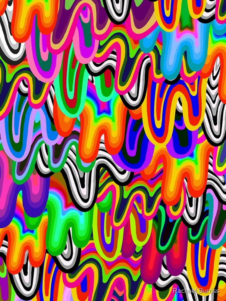 "Trippy Drippy" iPhone Case for Sale by rachfaceburrdog | Redbubble
