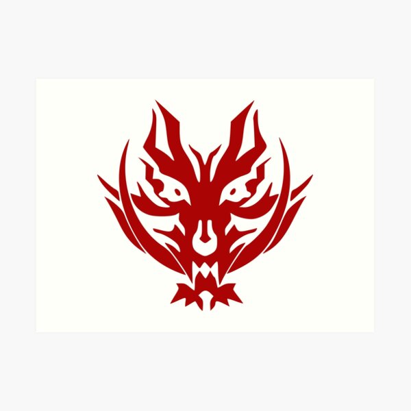 "God Eater - Fenrir Logo" Art Print by Fireseed-Josh | Redbubble