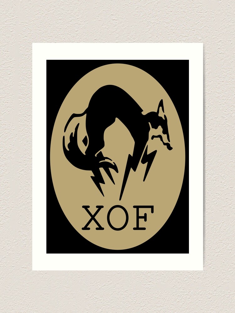 "Metal Gear Solid - XOF Insignia" Art Print by Fireseed-Josh | Redbubble