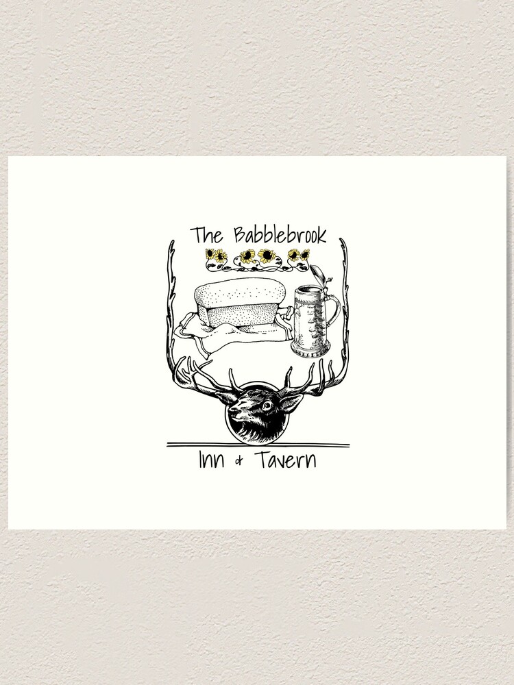 "Babblebrook Inn & Tavern" Art Print by no-heroes | Redbubble
