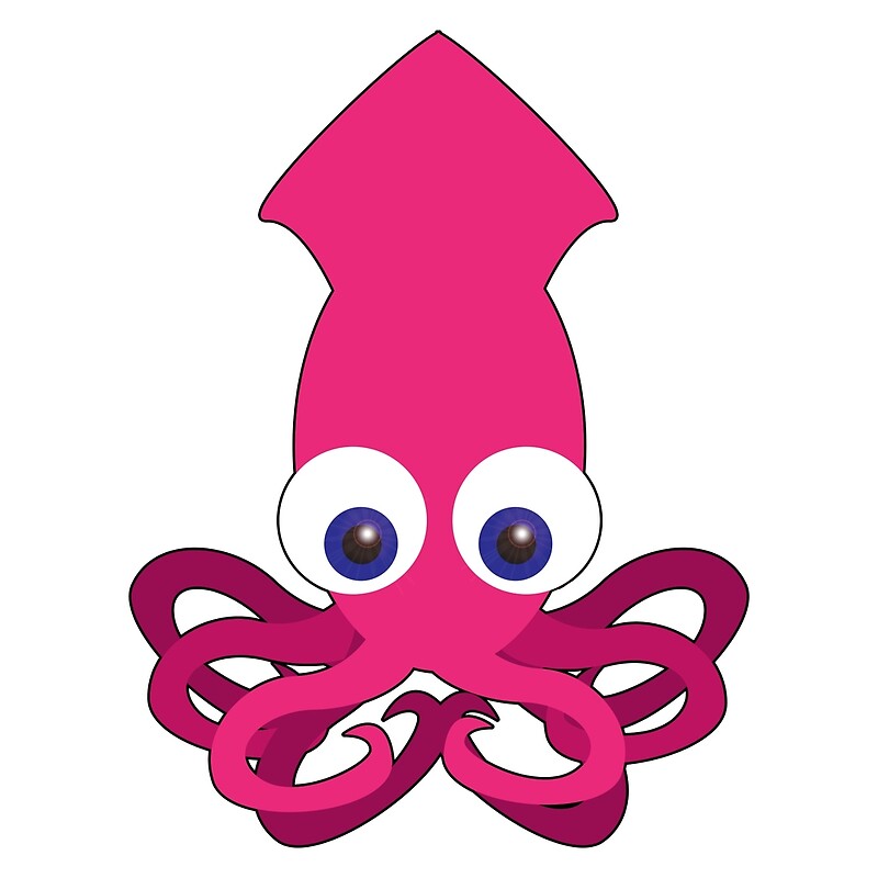 "Squid" by wickedcartoons | Redbubble