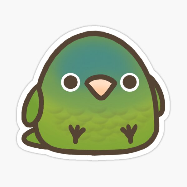 "Blue-crowned Conure" Sticker by blirbos | Redbubble