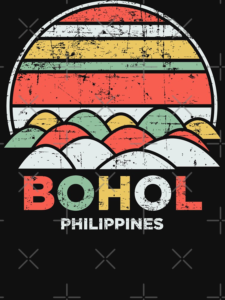 "Vintage Bohol Chocolate Hills Philippines Pilipinas Gift" Essential T ...