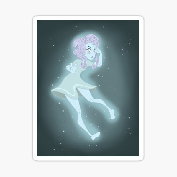 "Ghost girl " Sticker by AriawynZylroris | Redbubble
