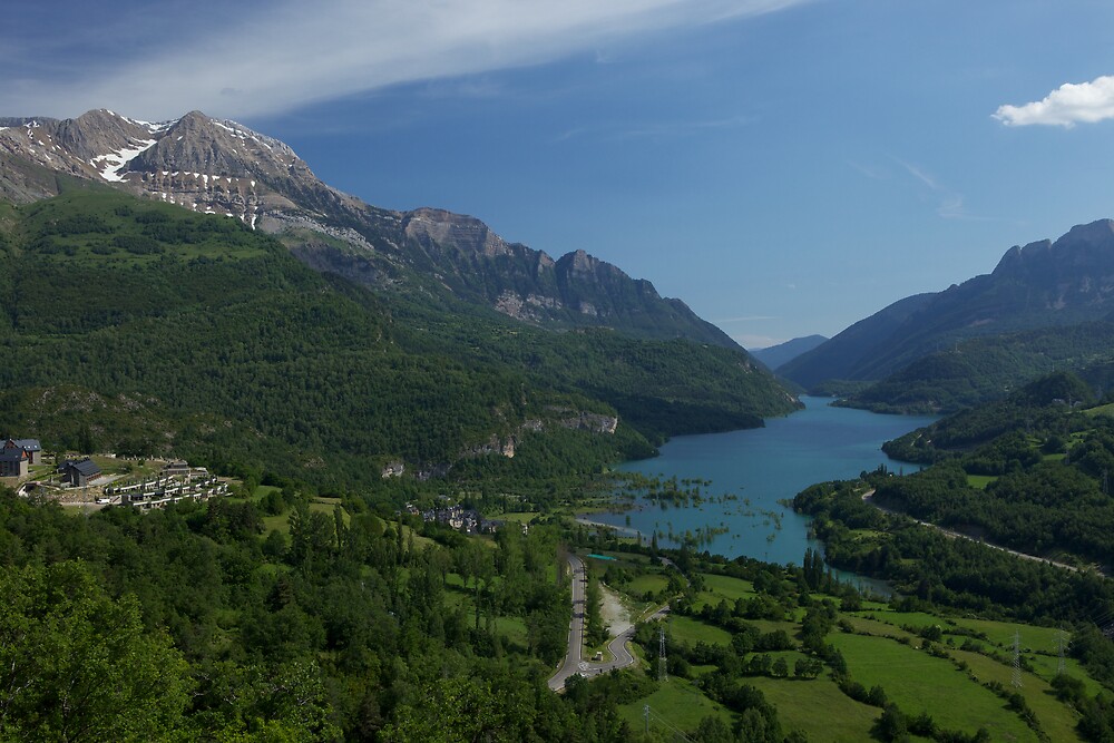 "Lake - Pyrenees, Spain" by Ben Collins | Redbubble