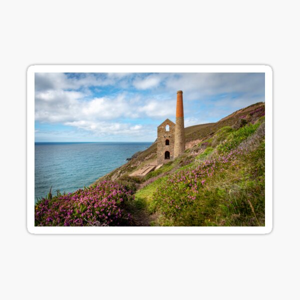 "Cornwall tin mines" Sticker by eddiej | Redbubble