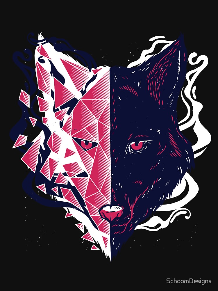 "Cyber Wolf" T-shirt for Sale by SchoomDesigns | Redbubble | wolf t ...