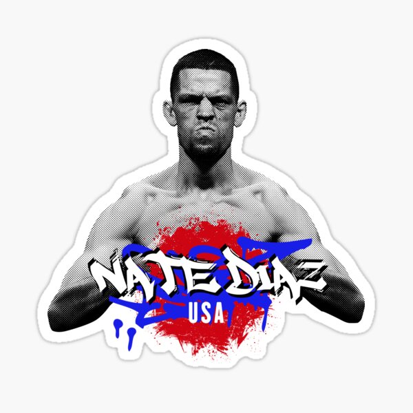 "Nate Diaz" Sticker by MMATEES | Redbubble