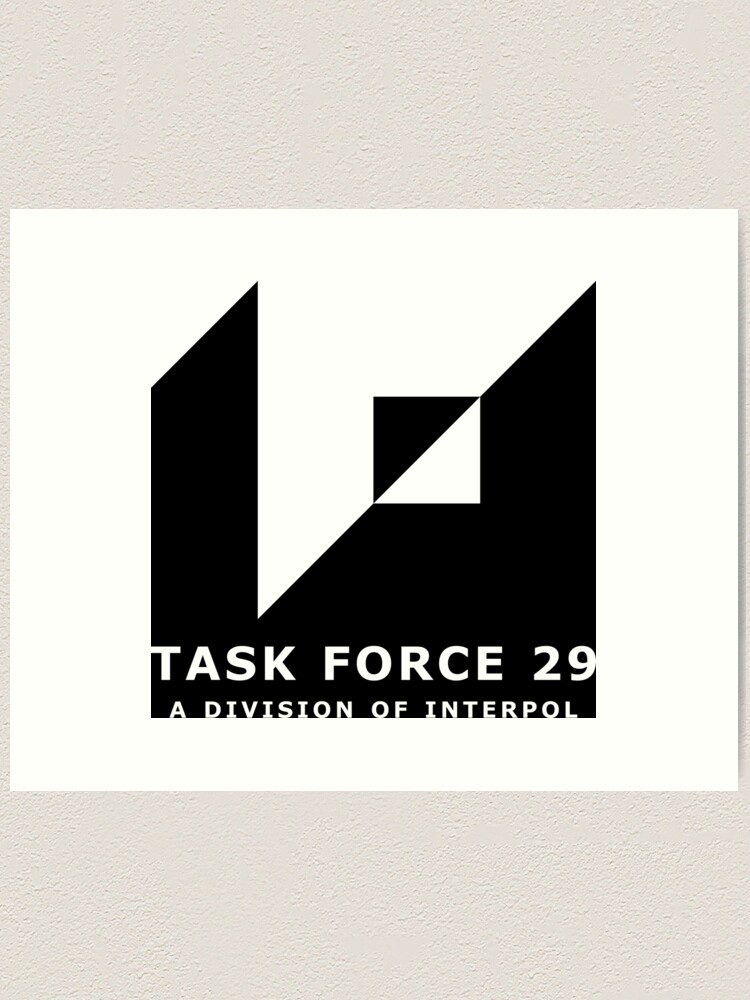 "Mankind Divided - Task Force 29 (Simple White Logo)" Art Print for ...
