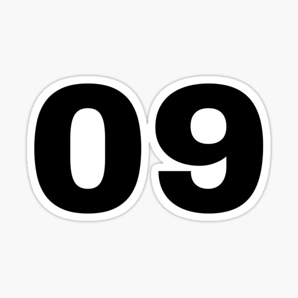 "Number 9" Sticker for Sale by Custom-Heraldry | Redbubble