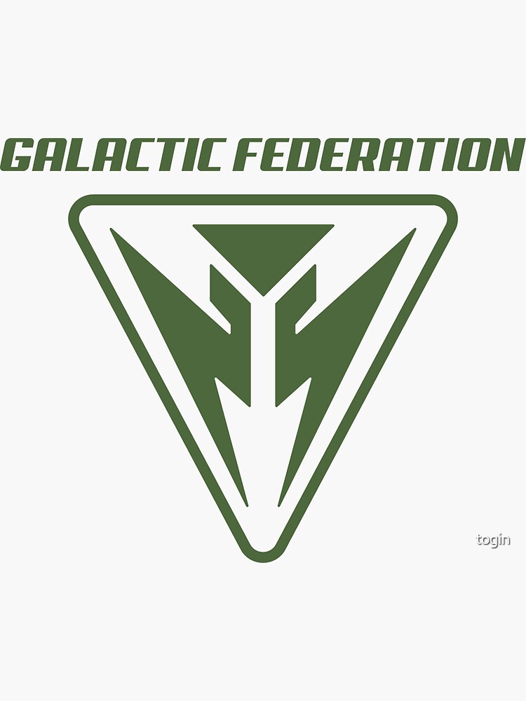 "Galatic Federation" Sticker by togin | Redbubble