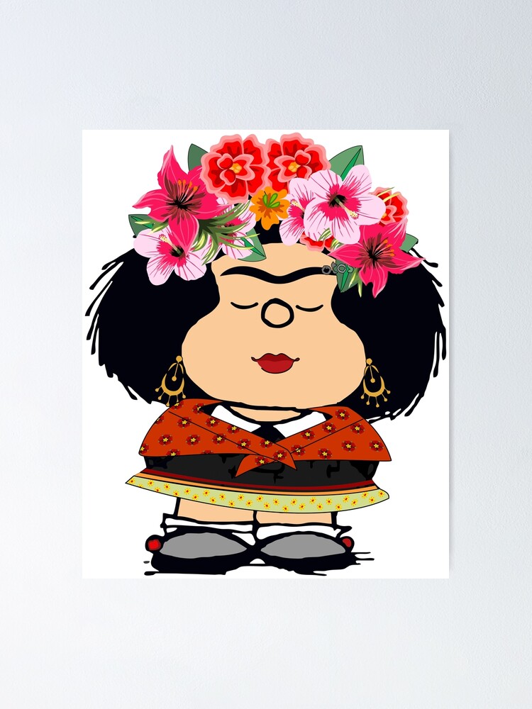 Póster «Mafalda Kahlo Fanart» de jdaburtomsncom | Redbubble