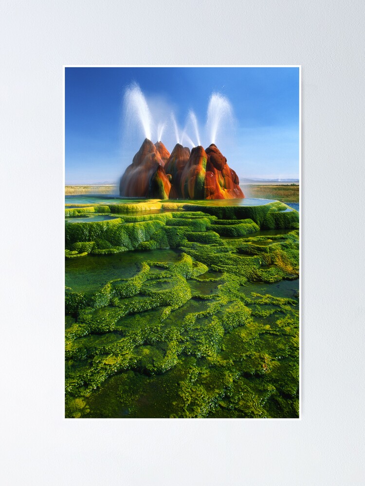 "Green Fly Geyser" Poster by IngeJohnsson | Redbubble