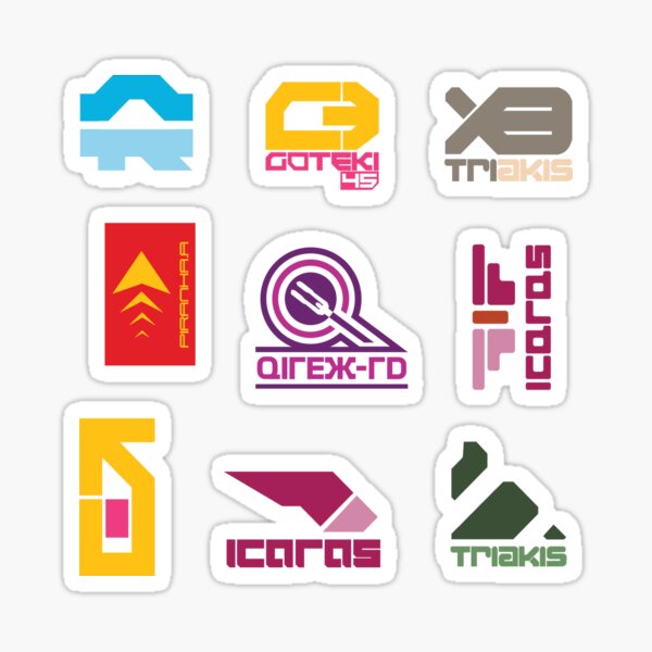 "Wipeout Mini Stickers Set 2" Sticker for Sale by mousehawk | Redbubble