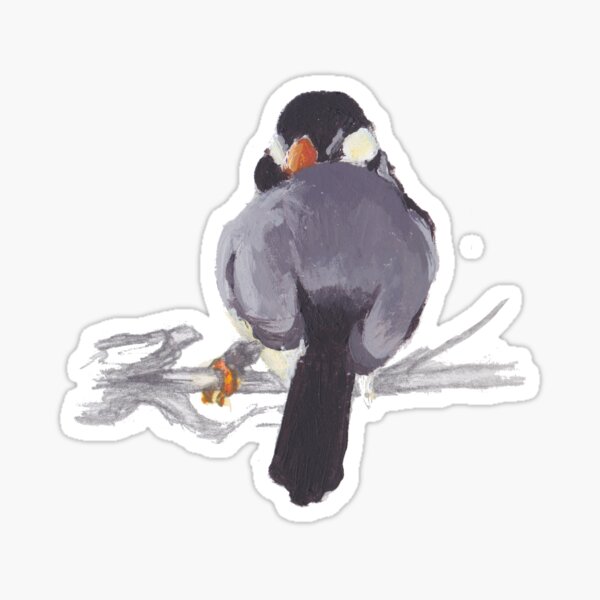 "Java Finch - Bird Series part 2" Sticker for Sale by yoiterini | Redbubble