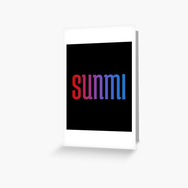 "KPOP SUNMI OFFICIAL LOGO" Greeting Card for Sale by LySaVN | Redbubble