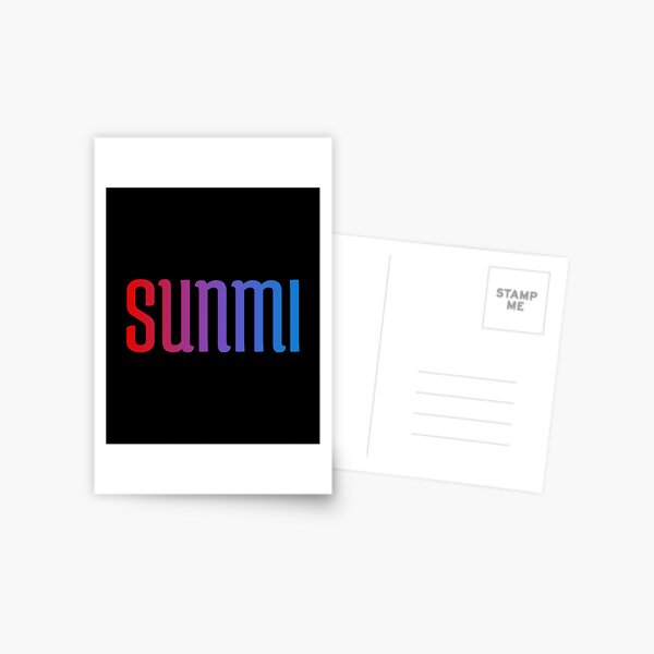 "KPOP SUNMI OFFICIAL LOGO" Postcard for Sale by LySaVN | Redbubble