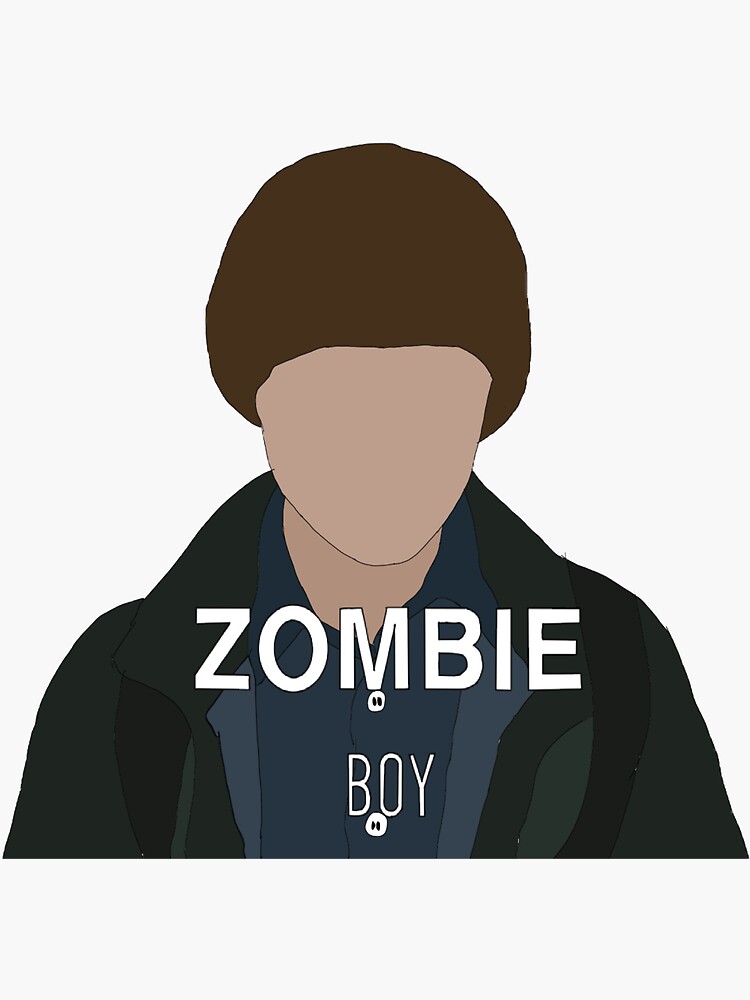 "Zombie Boy Will Stranger Things" Sticker for Sale by ierose5522 ...