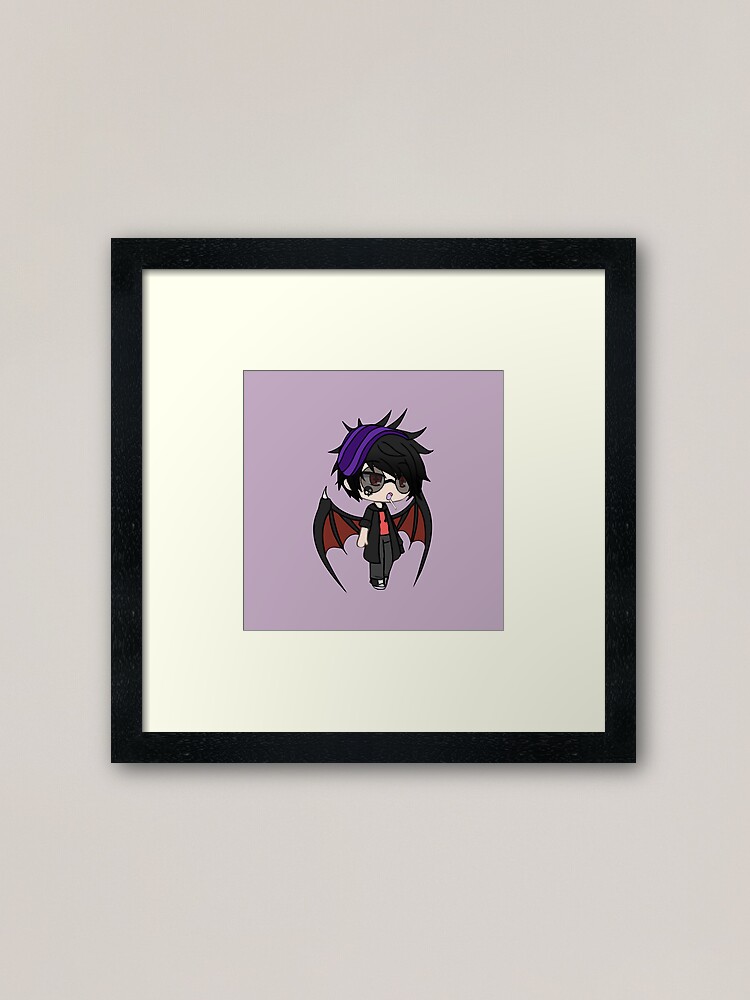 "Gacha Life Series - Karl Chibi Vampire Boy" Framed Art Print for Sale ...