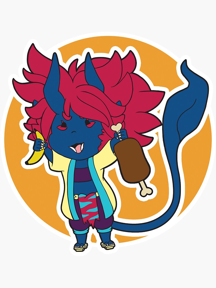 "Chibi Hannya" Sticker for Sale by DG-Kamikari | Redbubble