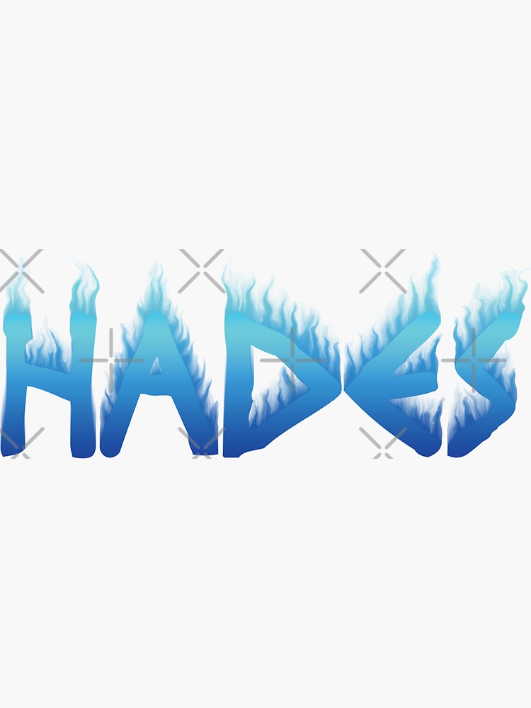 "Hades" Sticker for Sale by tpanthro1 | Redbubble