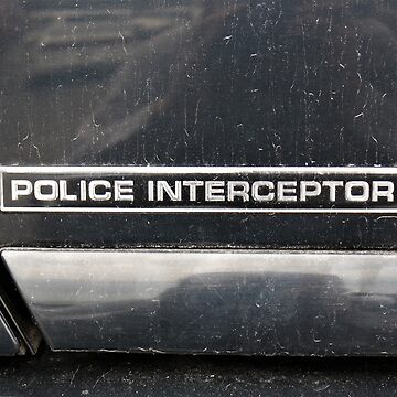 "Police Interceptor Emblem" Sticker for Sale by WHBPhotoArt | Redbubble
