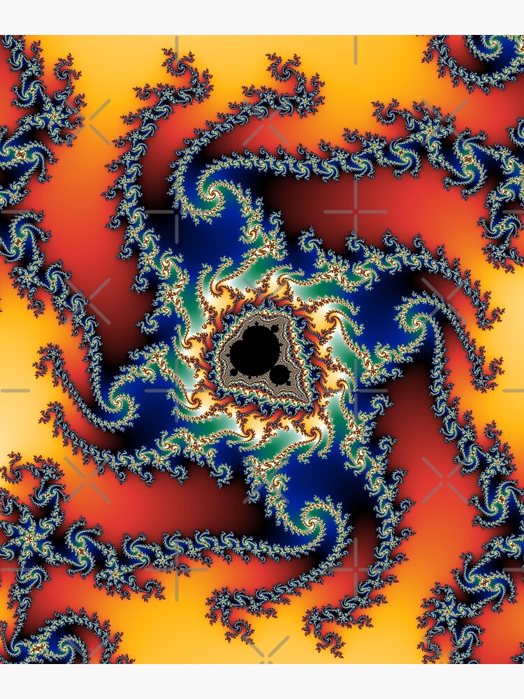 "fractal #3 (mandelbrot set)" Poster by FractalDesigns | Redbubble
