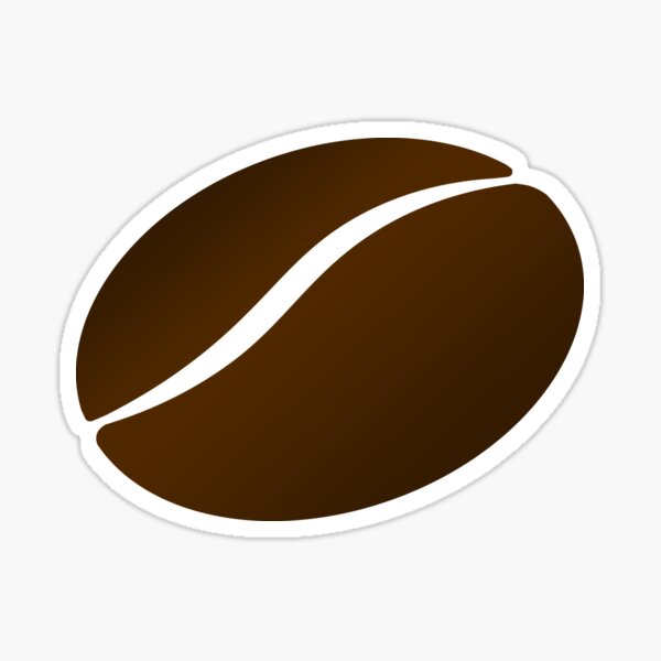 "Coffee Bean" Sticker for Sale by ElectricCoffee | Redbubble
