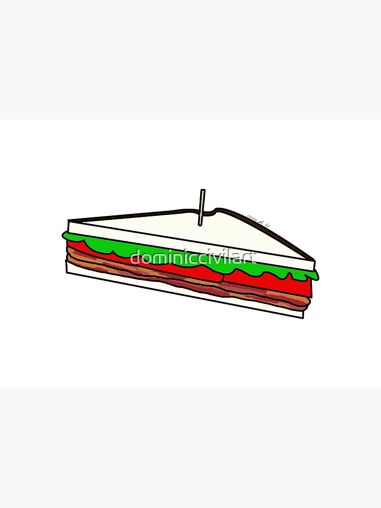 "BLT Sandwich" Poster by dominiccivilart | Redbubble