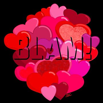 "BLAM!" Sticker for Sale by SpectreSparkC | Redbubble