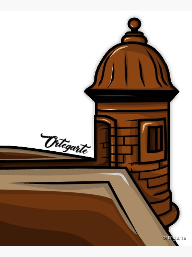 "Puertorican Morro from Viejo San Juan" Art Print for Sale by ortegarte ...