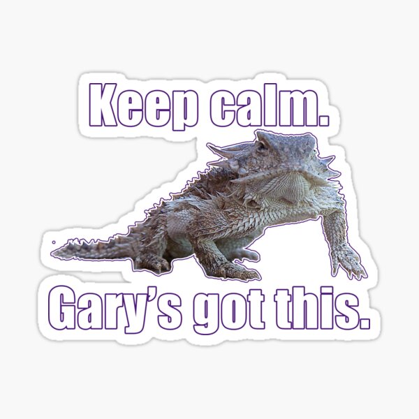 "Gary's Got This" Sticker by WonderNerd | Redbubble
