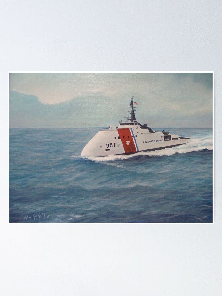 "U. S. Coast Guard Cutter concept design" Poster by cgret82 | Redbubble