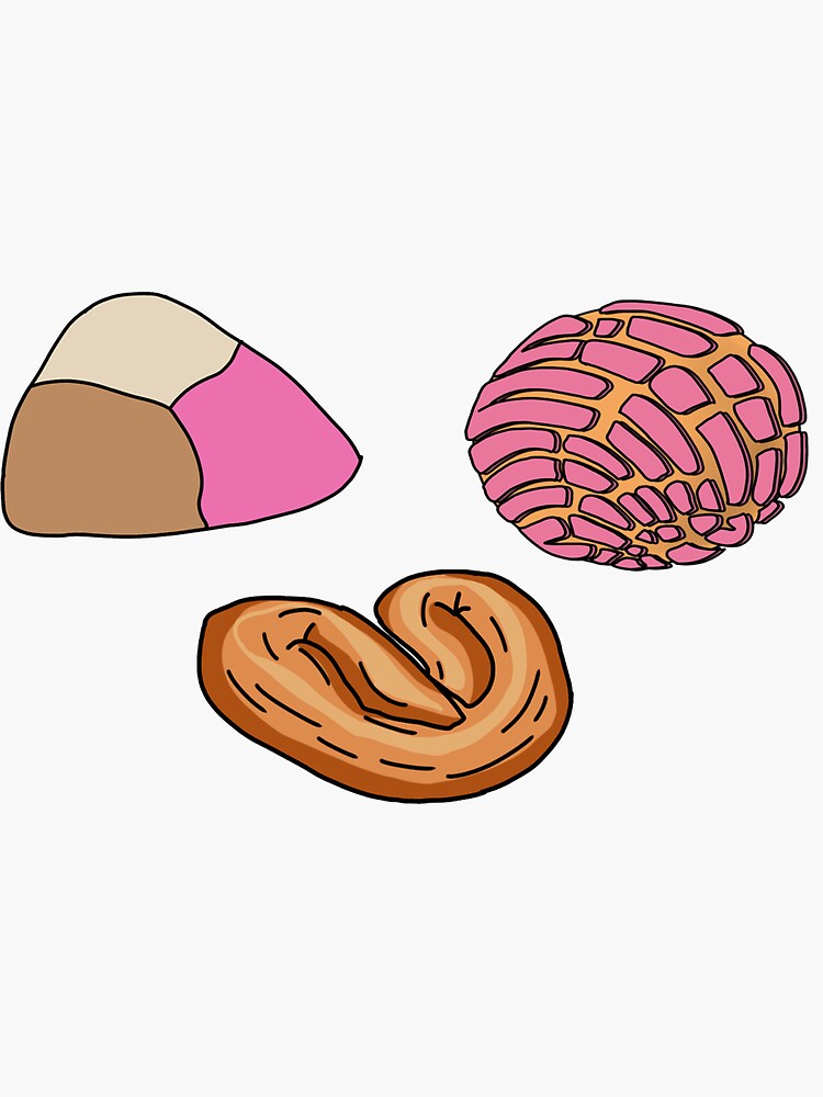 "Pan Dulce" Sticker for Sale by iariie | Redbubble