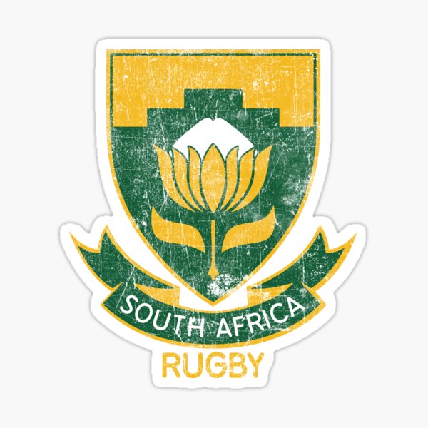 "SA Rugby - Vintage Protea logo" Sticker for Sale by ZA-ffer | Redbubble