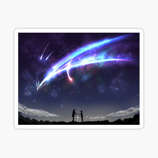 "Your Name" Sticker for Sale by lyssaisacat | Redbubble