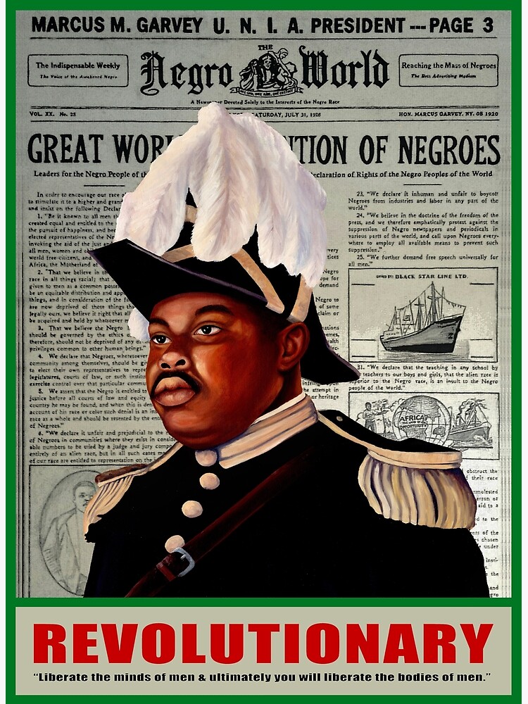 Revolutionary (Marcus Garvey) Premium Matte Vertical Poster sold by ...