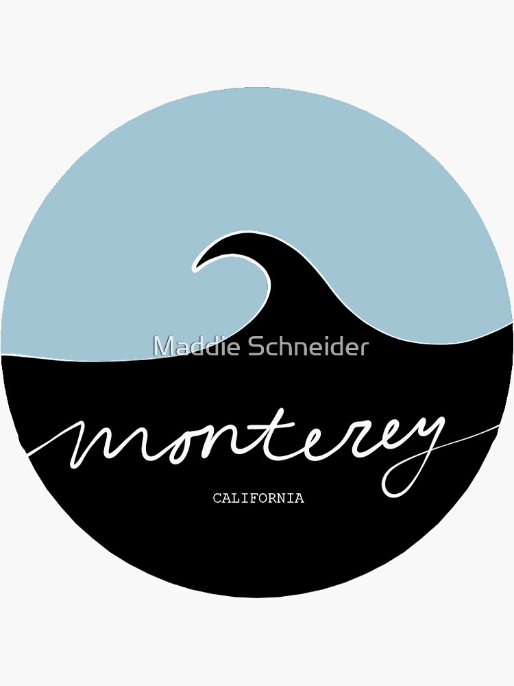 "monterey california sticker" Sticker for Sale by MaddieandRenee ...
