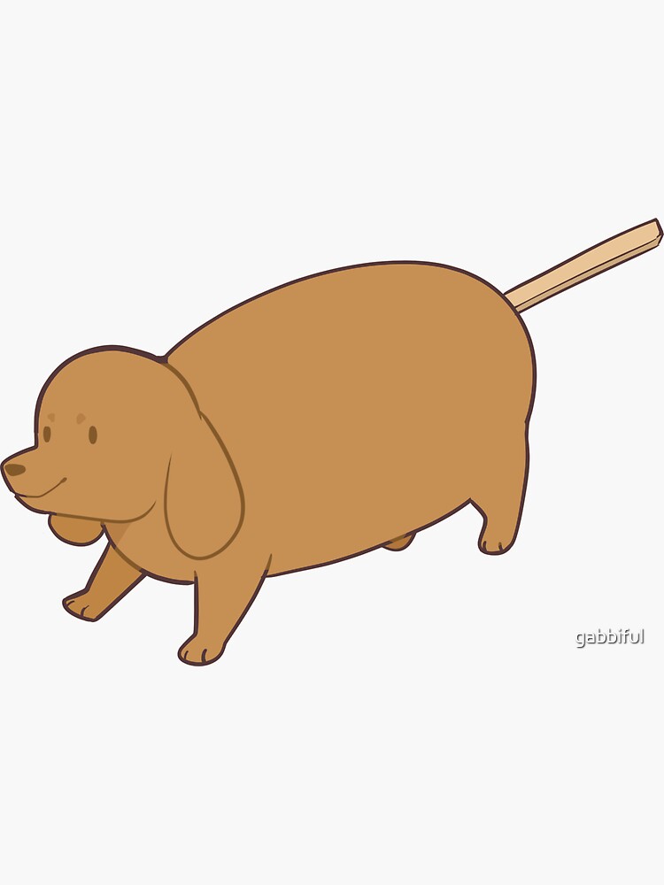 "corn dog" Sticker by gabbiful | Redbubble