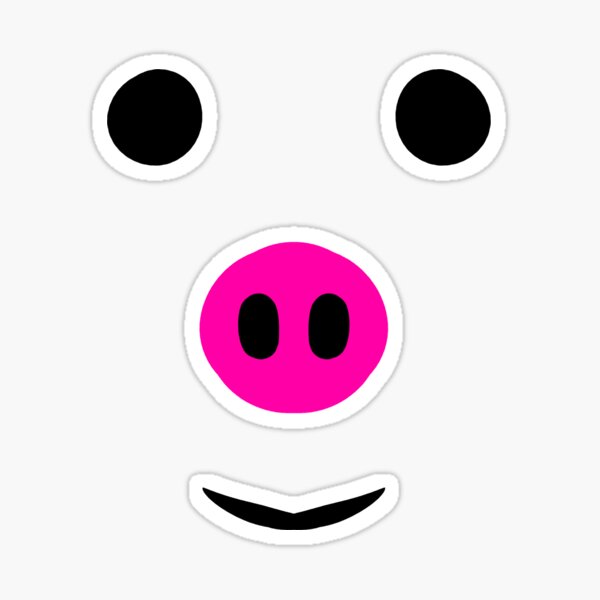 "Cute Pig Face" Sticker by IgniteWithin | Redbubble