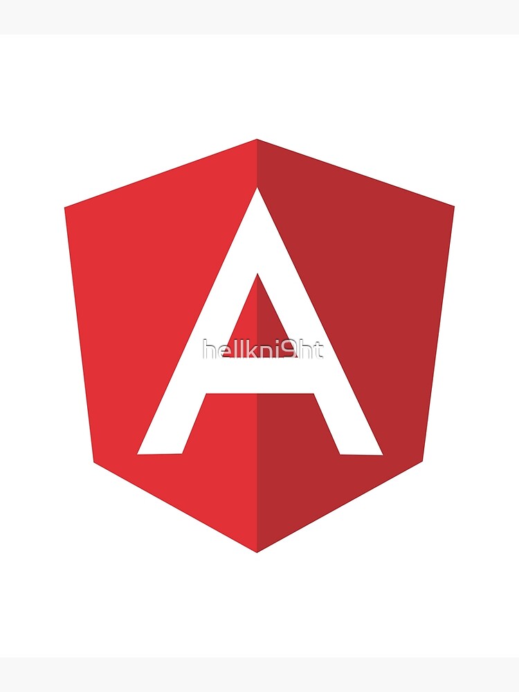 "Angular Official Logo" Poster for Sale by hellkni9ht | Redbubble