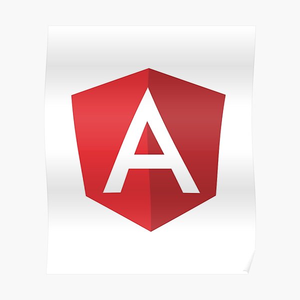 "Angular Official Logo" Poster for Sale by hellkni9ht | Redbubble
