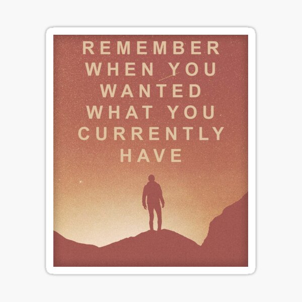 "Remember When" Sticker for Sale by Stayman | Redbubble