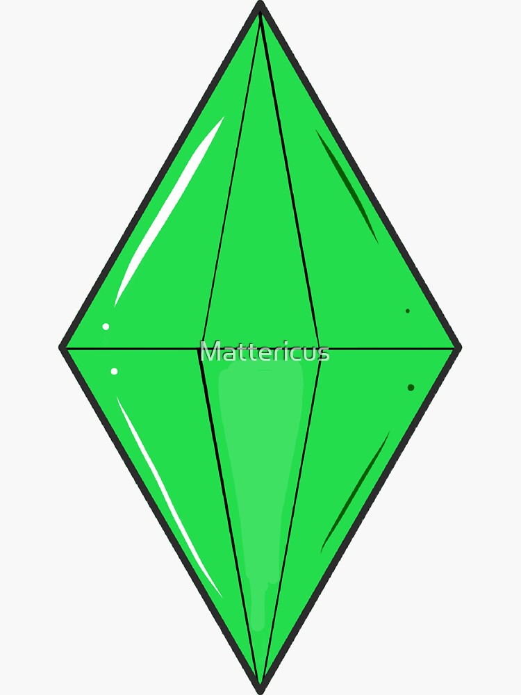 "The Sims Diamond" Sticker for Sale by VirtuosoSpyder | Redbubble