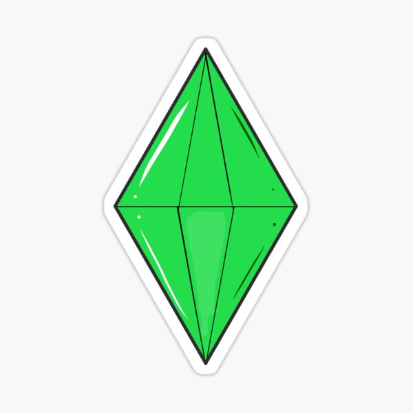 "The Sims Diamond" Sticker for Sale by VirtuosoSpyder | Redbubble