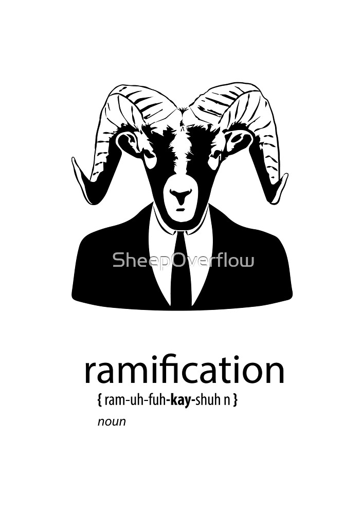 "Ramification defined" by SheepOverflow | Redbubble