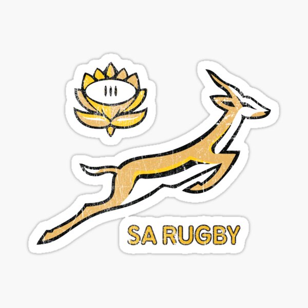 "SA Rugby - Vintage Springbok logo" Sticker for Sale by ZA-ffer | Redbubble